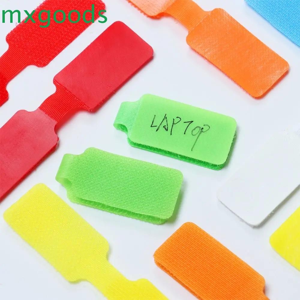 MXGOODS 5pcs Colorful Wire Labels, Writable Waterproof Network Cable Labels, Cable Labels Self ...