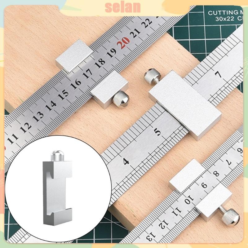 SEL Ruler Stop Fences Metal Scribers Steel Ruler Positioning Limit Block Angles Line Scribers ...