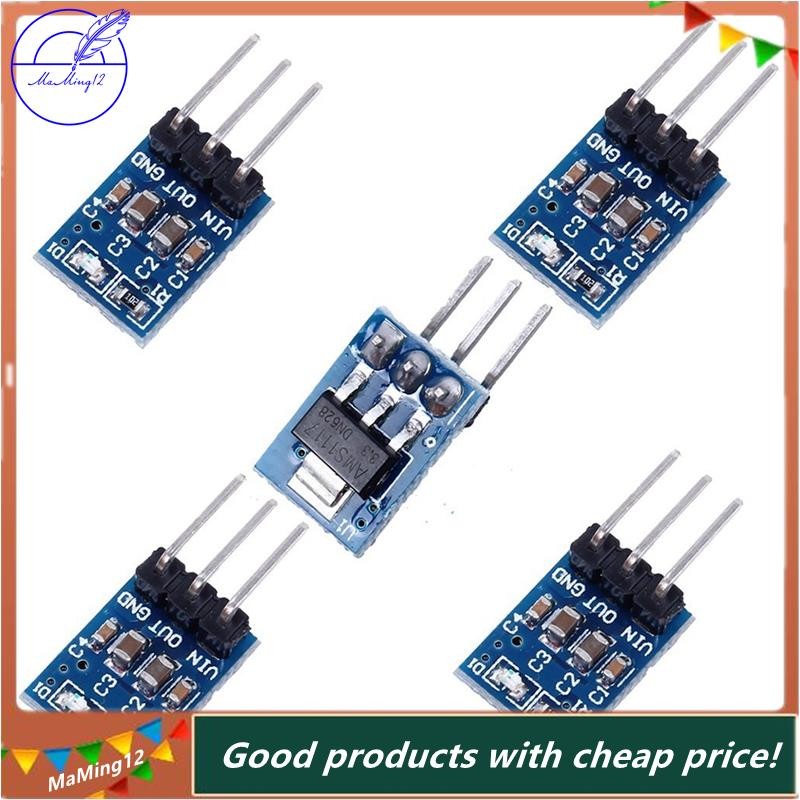 [MaMing] AMS1117-3.3 DC Voltage Regulator Step Down Power Supply Module 4.75V-12V to 3.3V 800mA ...