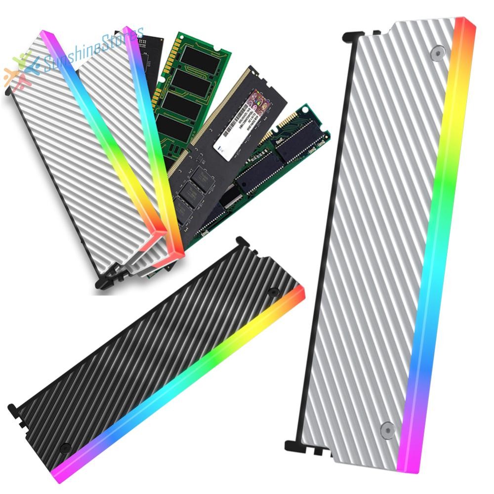 5V 3PIN ARGB DDR Heatsink Aura Sync DDR Memory RAM Cooler with Thermal ...