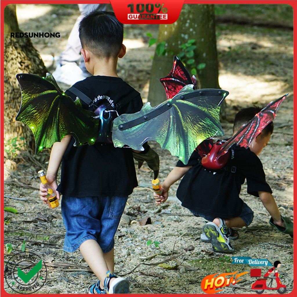 RE.Z Adjustable Pet Wings Lightweight Butterfly Wings Led Light-up ...