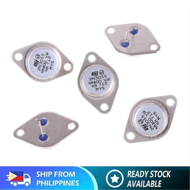 [Local Shipment]10Pcs MJ2955/2N3055 High Power Transistor 15A 100v NPN ...
