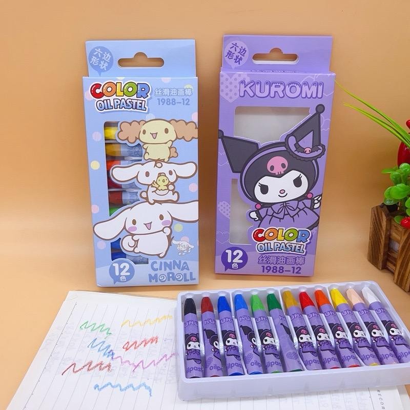 Crayon coloring SET CONTAINS 12 PCS oil pastel coloring colorful ...