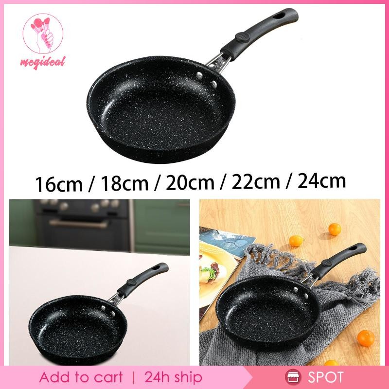 [MEGIDEAL] Frying Pan Iron Wok General Cookware Non Coating Cooking Pot ...