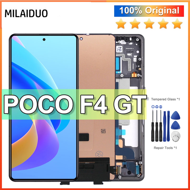 Original AMOLED / TFT For Xiaomi Poco F4 GT 21121210G Screen LCD Display Screen Digitizer ...