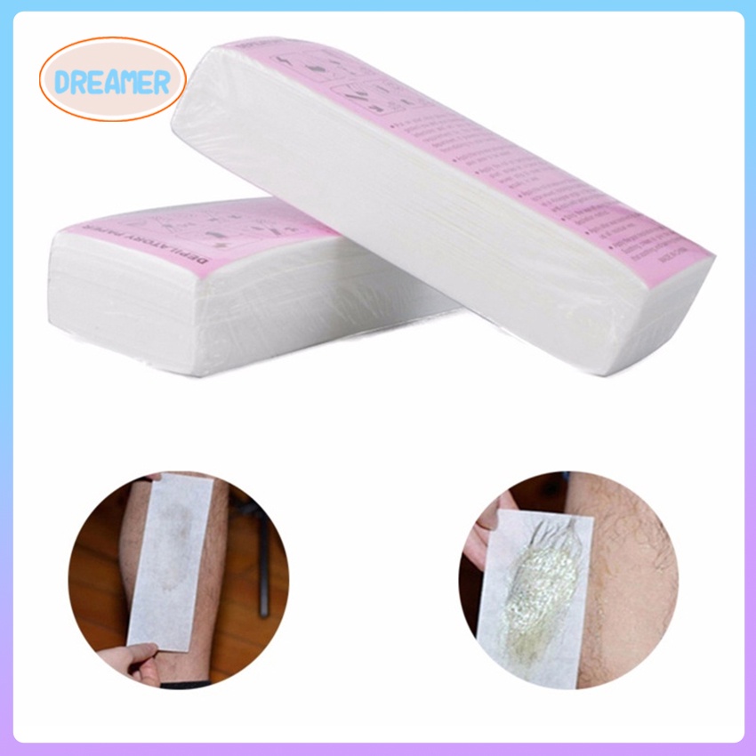 1pack 50/100pcs Hair Removal Tool Depilatory Paper Removal Wax Strips ...