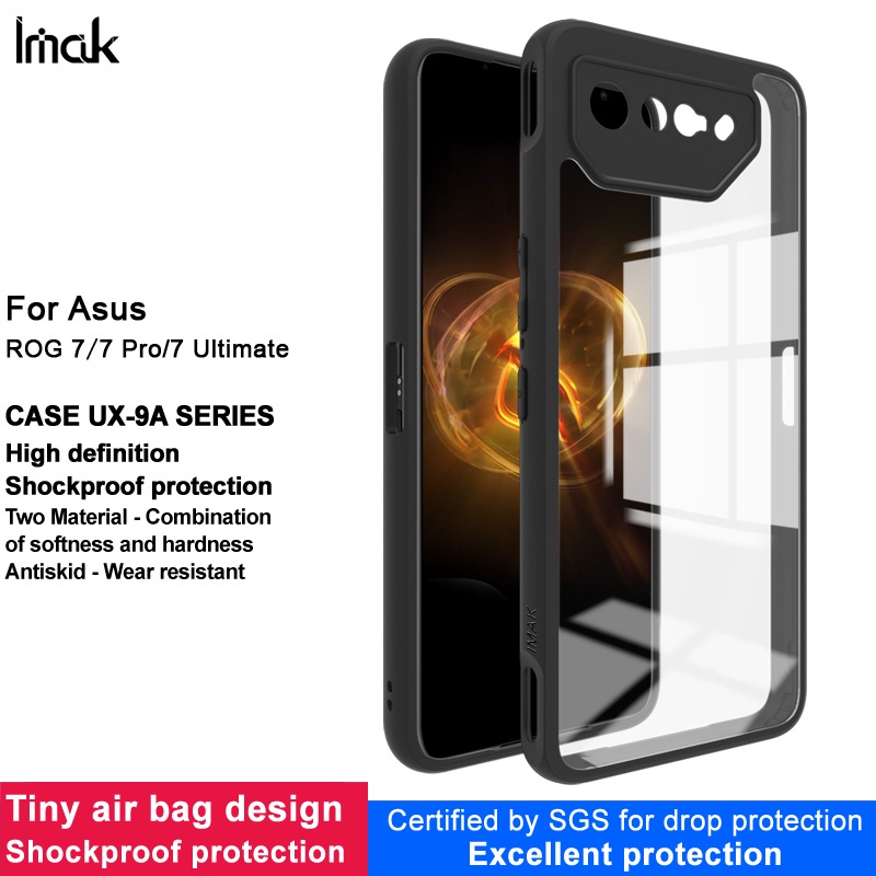 Original Imak Transparent Hard PC Casing ASUS ROG Phone 7 Pro ...