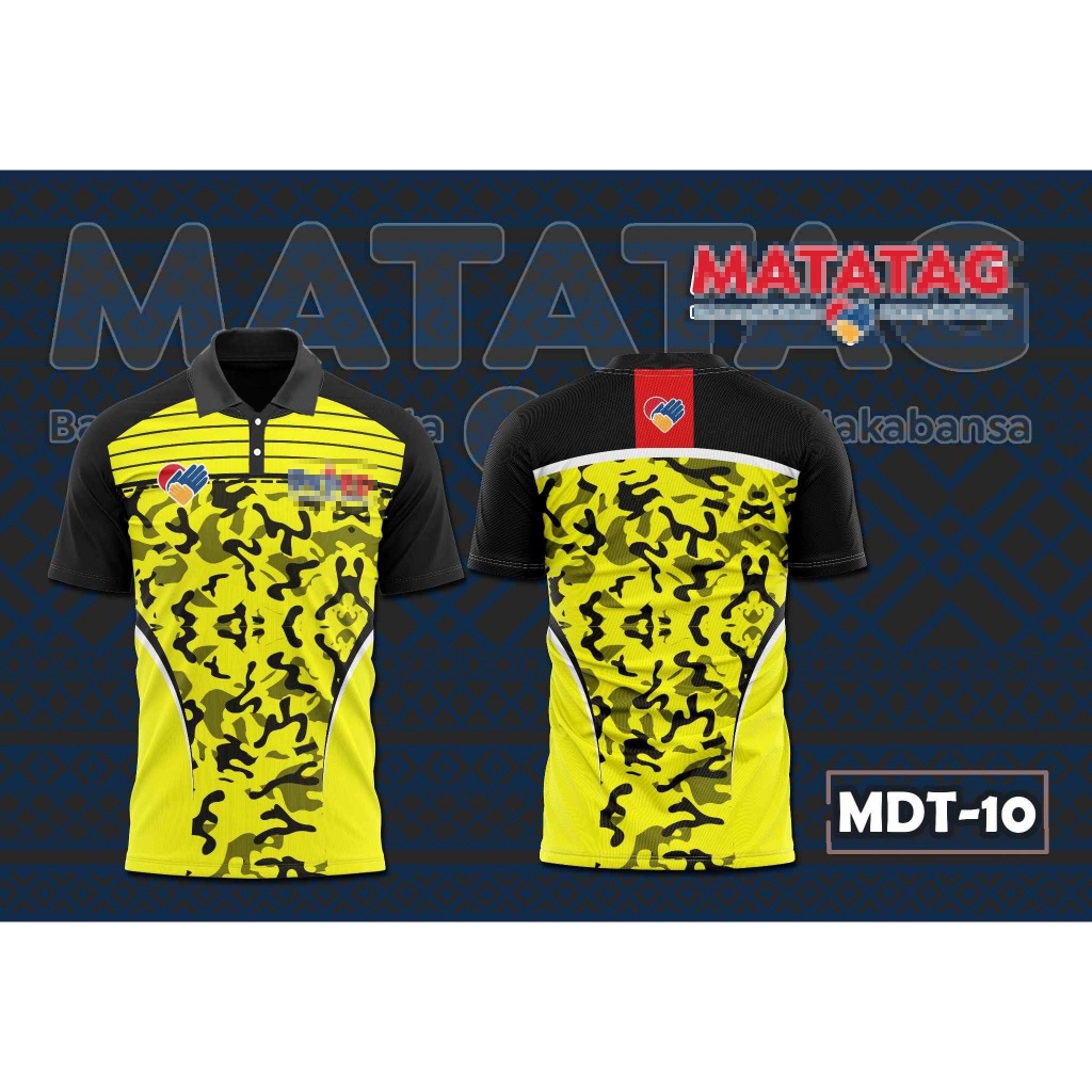 MATATAG UNIFORM SUBLIMATION DEPED BADGE TSHIRT FOR MEN AND WOMEN POLO ...