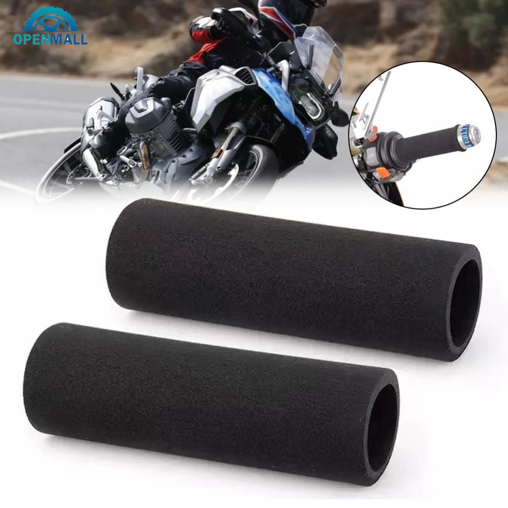 OPENMALL 2Pcs Motorcycle Anti-Slip Handlebar Handle Grip Cover Foam For ...
