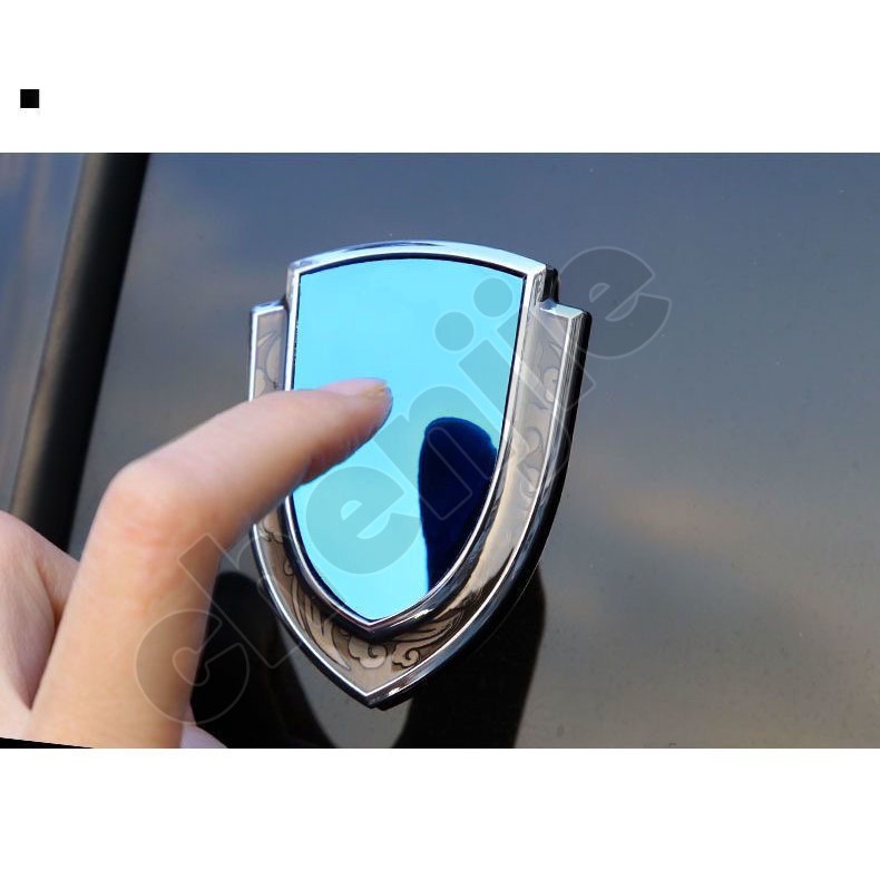 High quality Car Body Sticker Auto 3D Carbon Fiber Shield Window Emblem ...