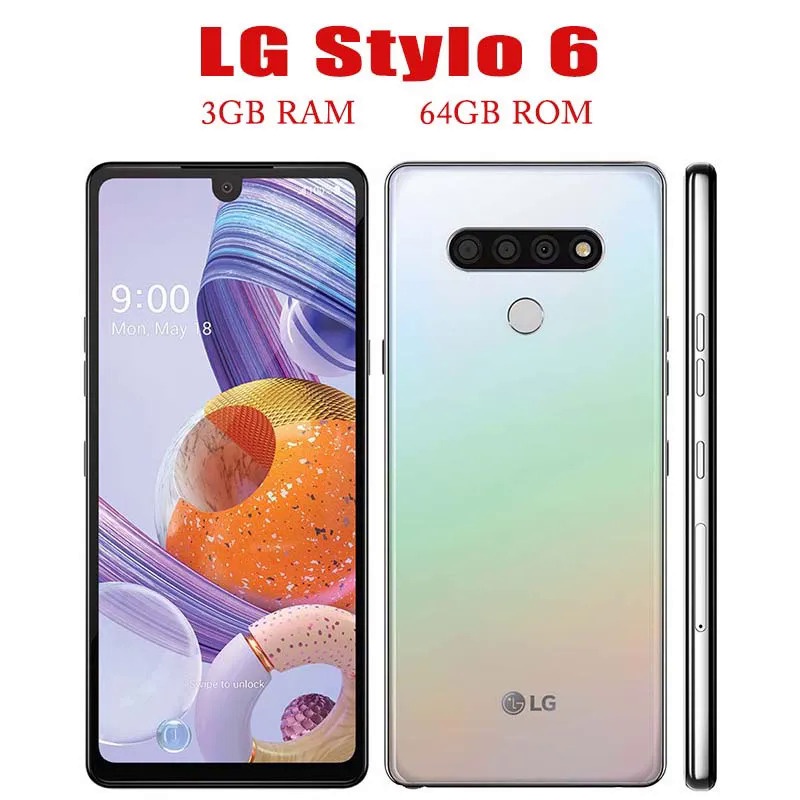 LG Stylo 6 Q730TM 64GB ROM 3GB RAM Mobile 4G LTE Quad Core Smartphone ...