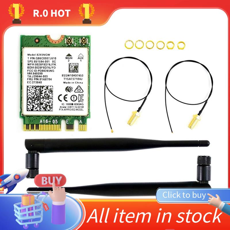 Waveshare AC8265 Wireless NIC Module for Jetson Nano(B01) Onboard Intel 2.4G / 5G Hz Dual Band ...