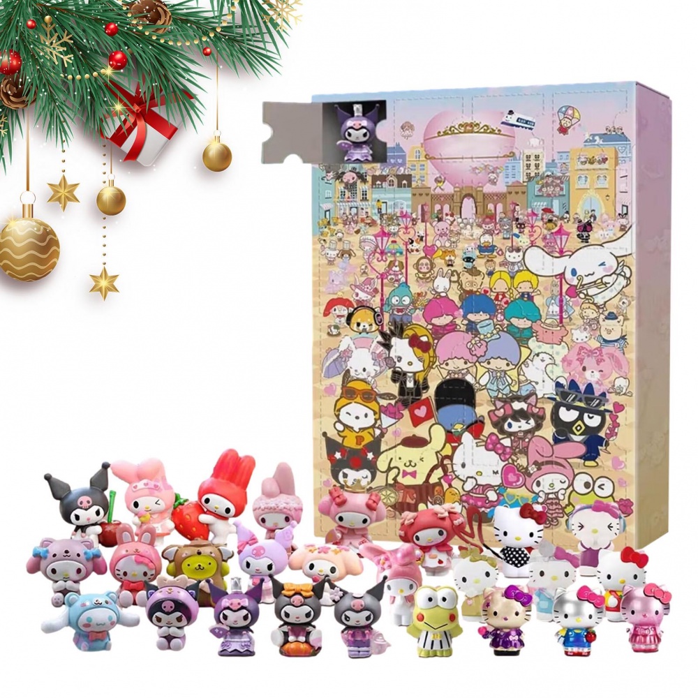 2025 Sanrio Advent Calendar Hello Kitty Christmas Countdown Playset ...