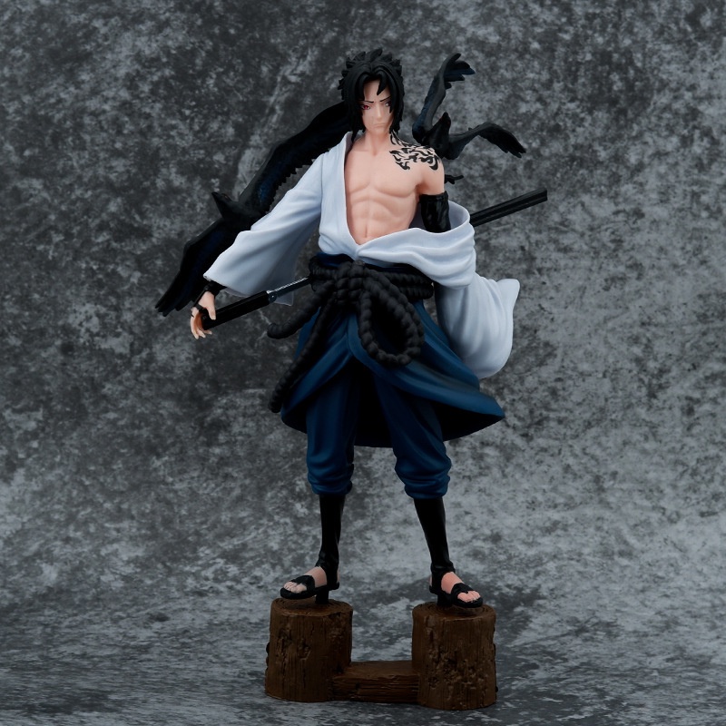 Gk Naruto Figure Kusuke Sword Crow Mantra Uchiha Sasuke | Shopee ...
