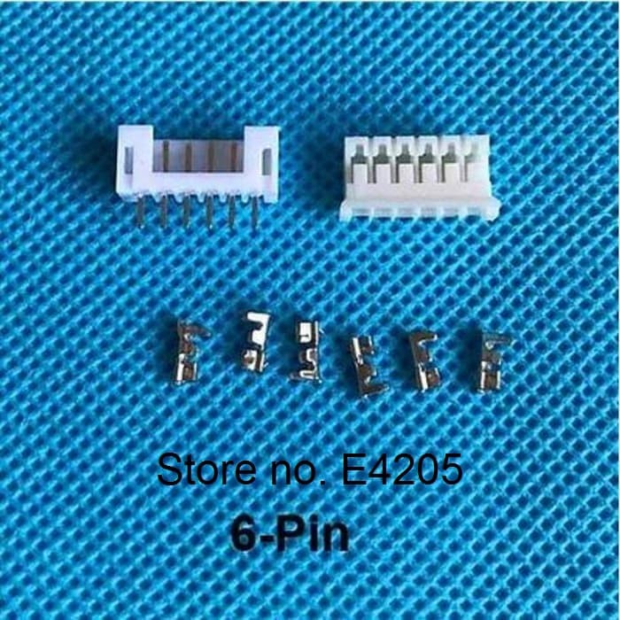 Mini 6 pin Cable Connector Micro JST 2.0 6Pin Connector JST Plug 6 ...
