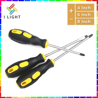 （Fast Delivery）HD 4",6",8"Inch Magnetic Screw Driver Rubber Handle ...