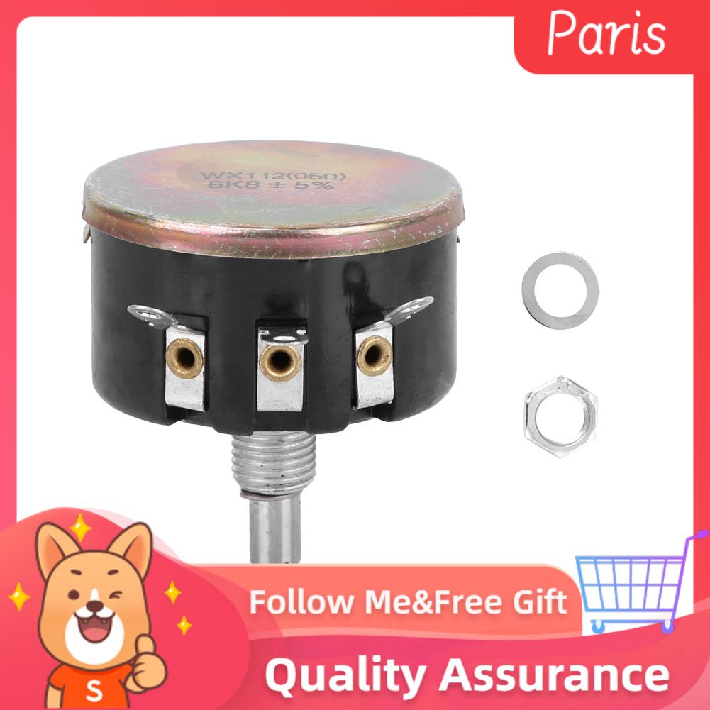 Superparis Potentiometer 6.8K Linear Change Durable Potentiometers for ...