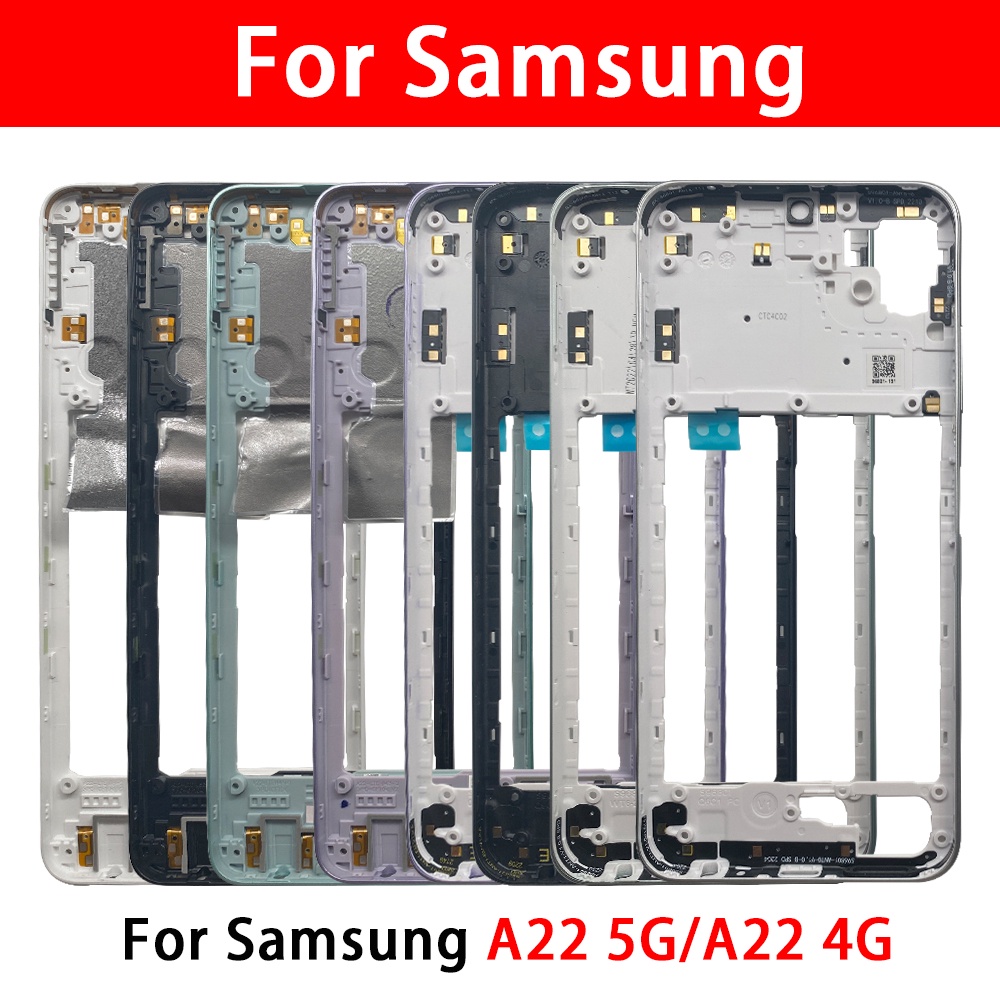 JIARUILA NEW For Samsung Galaxy A22 4G 5G Middle Frame Bezel Holder ...