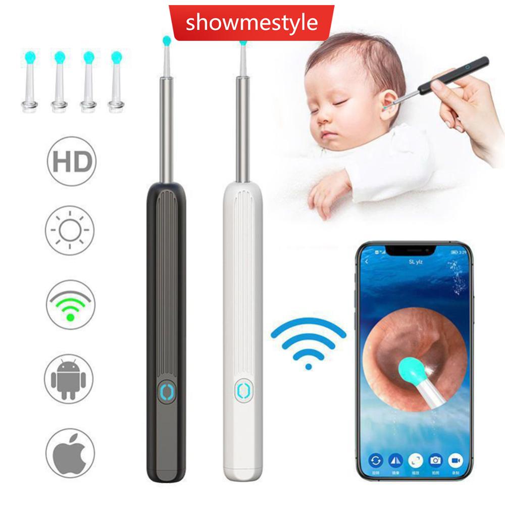 SMS HD Intelligent Wireless Visual Earpick Rechargeable Luminous ...