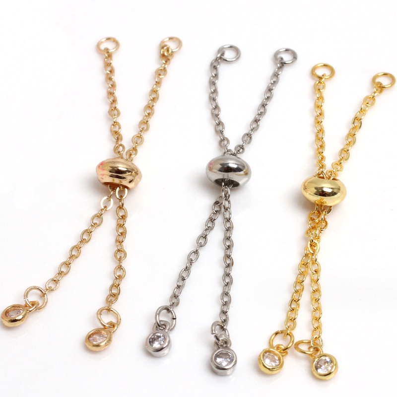 Color Retention 14k Gold-Packed Accessories diy Jewelry Zircon Box ...