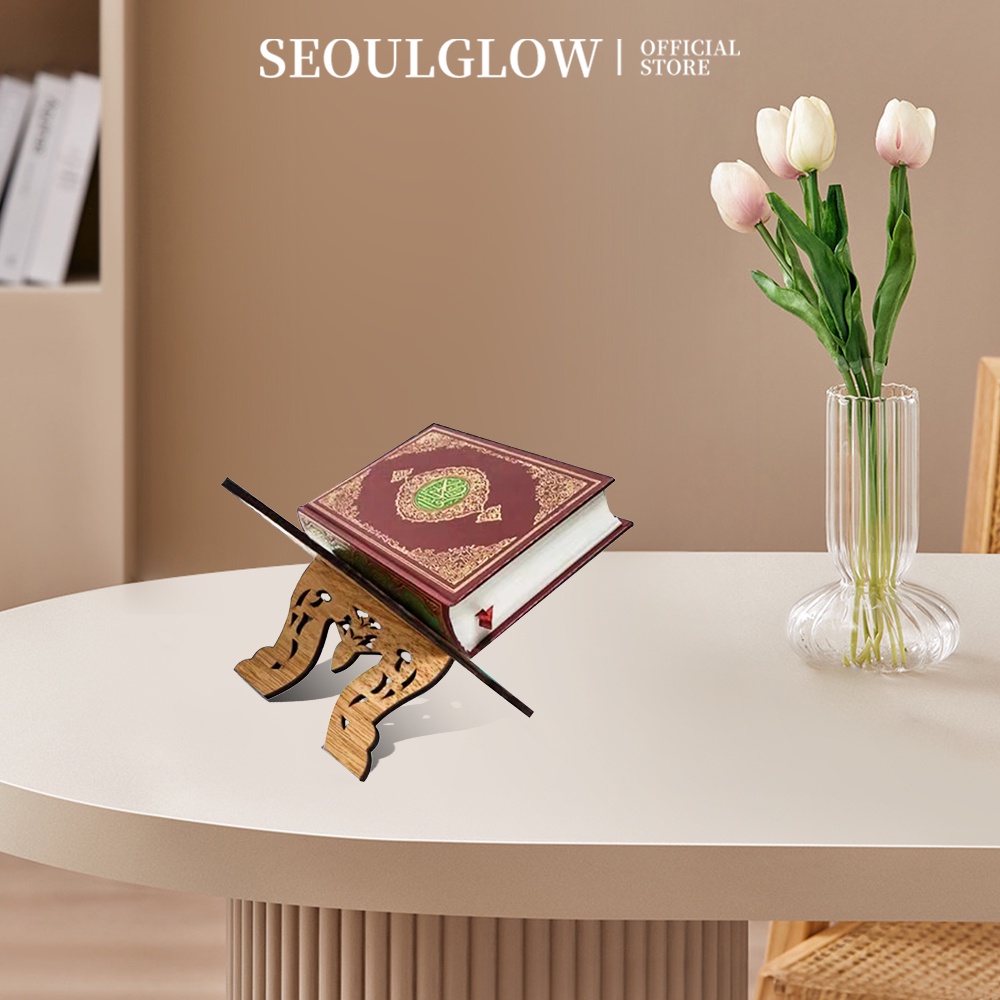 Eid Prayer Bookshelf Wooden Bookshelf Mosque Display Stand Bible ...