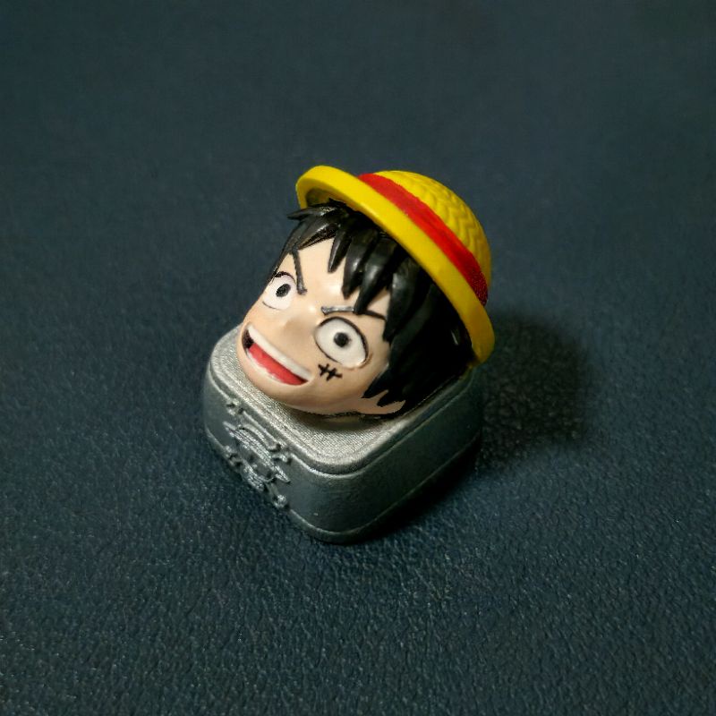 One Piece Straw Hat Luffy artisan keycaps mechanical keyboard 3d ...