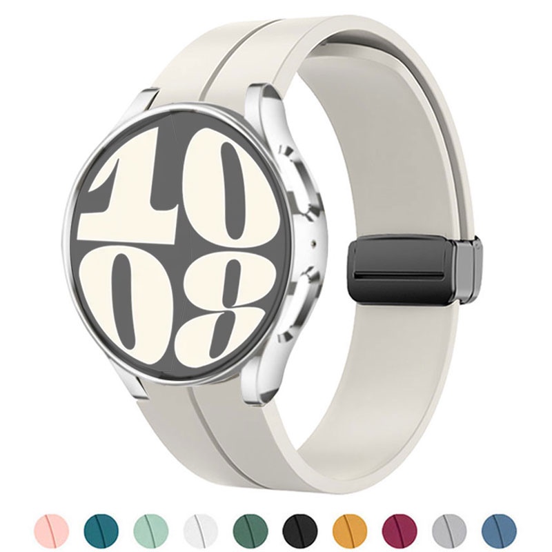 Original Silicone Band+Case For Samsung Galaxy Watch 6 5 4 Strap 44 ...
