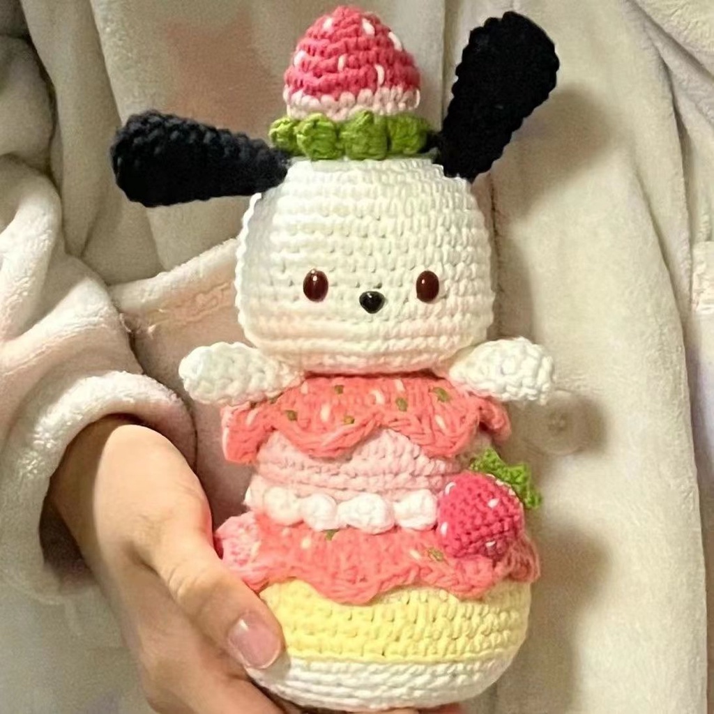 Drowning Garden Wool Knitting Pacha Dog Doll Relieve Boredom Handmade ... Drowning Garden Wool Knitting Pacha Dog Doll Relieve Boredom Handmade ...