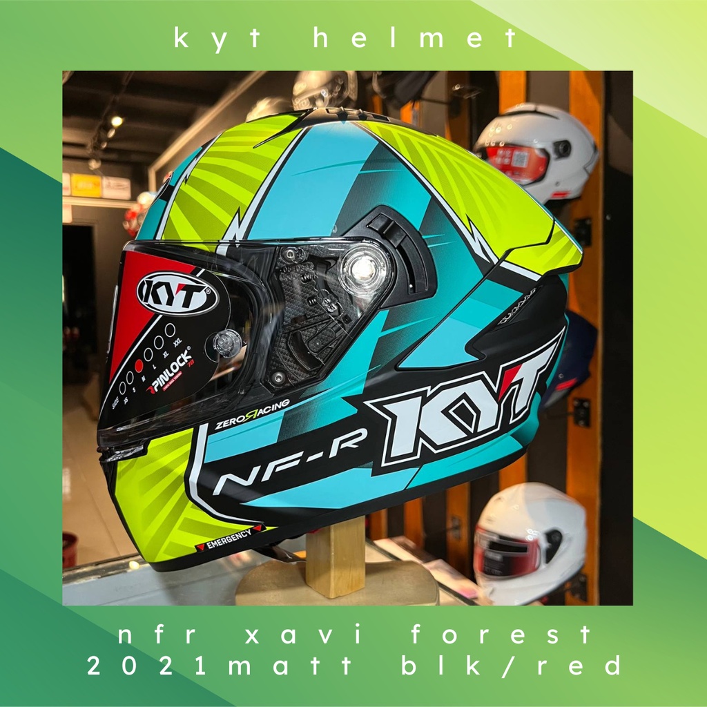 KYT NFR xavi forest 2021 yellow green matt finish whc | Shopee Philippines