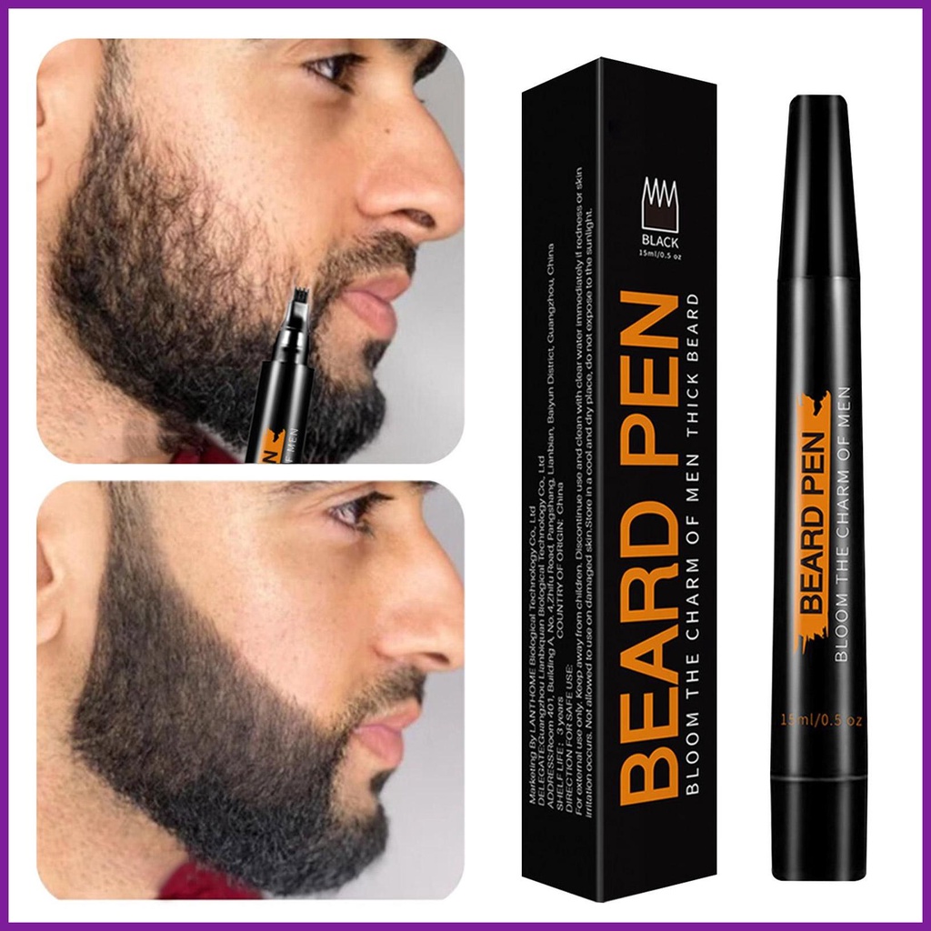 Beard Pencil Long Lasting Water Proof Beard Filling Pen Effective ...