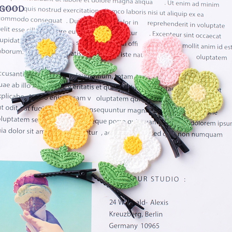 [GOOD] 1PC 3D Spring Hair Clip Cute Flower Hair Clip Children's Hair ...