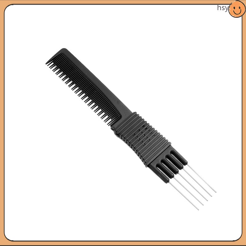 Parting Comb for Braids Teaser Rake Combs Hair Carbon Styling Anti ...
