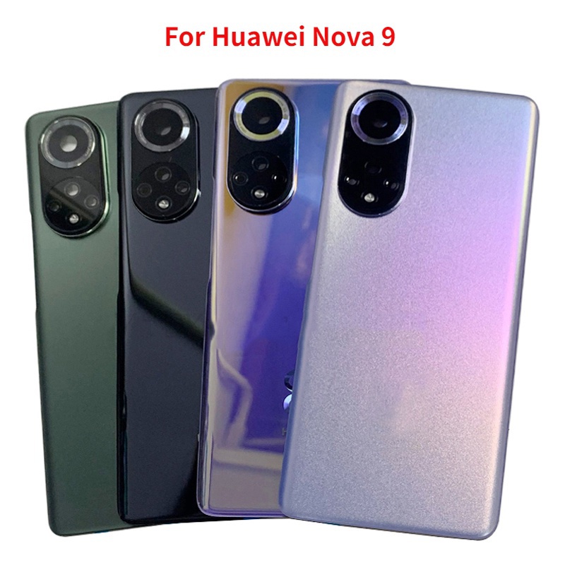 MING/New Back Glass For Huawei Nova 9 Nova 9 Pro Nova 9 SE Housing Back Battery Cover Rear Door ...