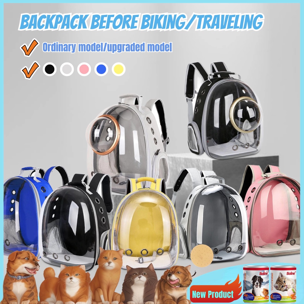 Pet Carrier Cat Backpack Cat Bag Carrier Dog Carrier Bag Breathable ...