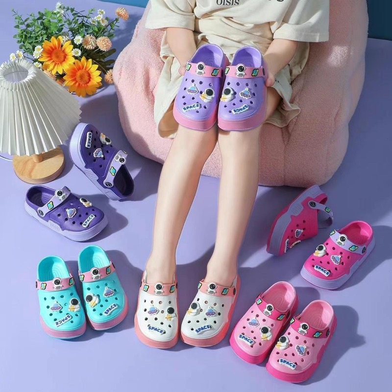 Classic Crocs for Kids Girls Sandals Korean Fashion Baby Clog Shoes#268 ...