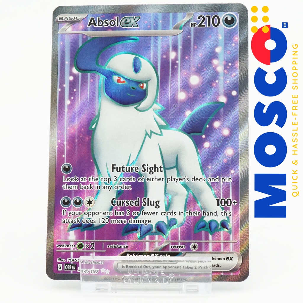 Absol ex - 214/197 - Full Art Secret Rare Obsidian Flames | Pokemon TCG ...