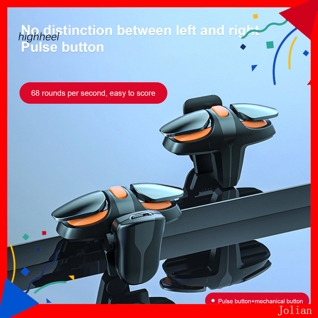 highheel 1 Pair Gaming Trigger Mobile Controller Frequency Conversion 4 ...