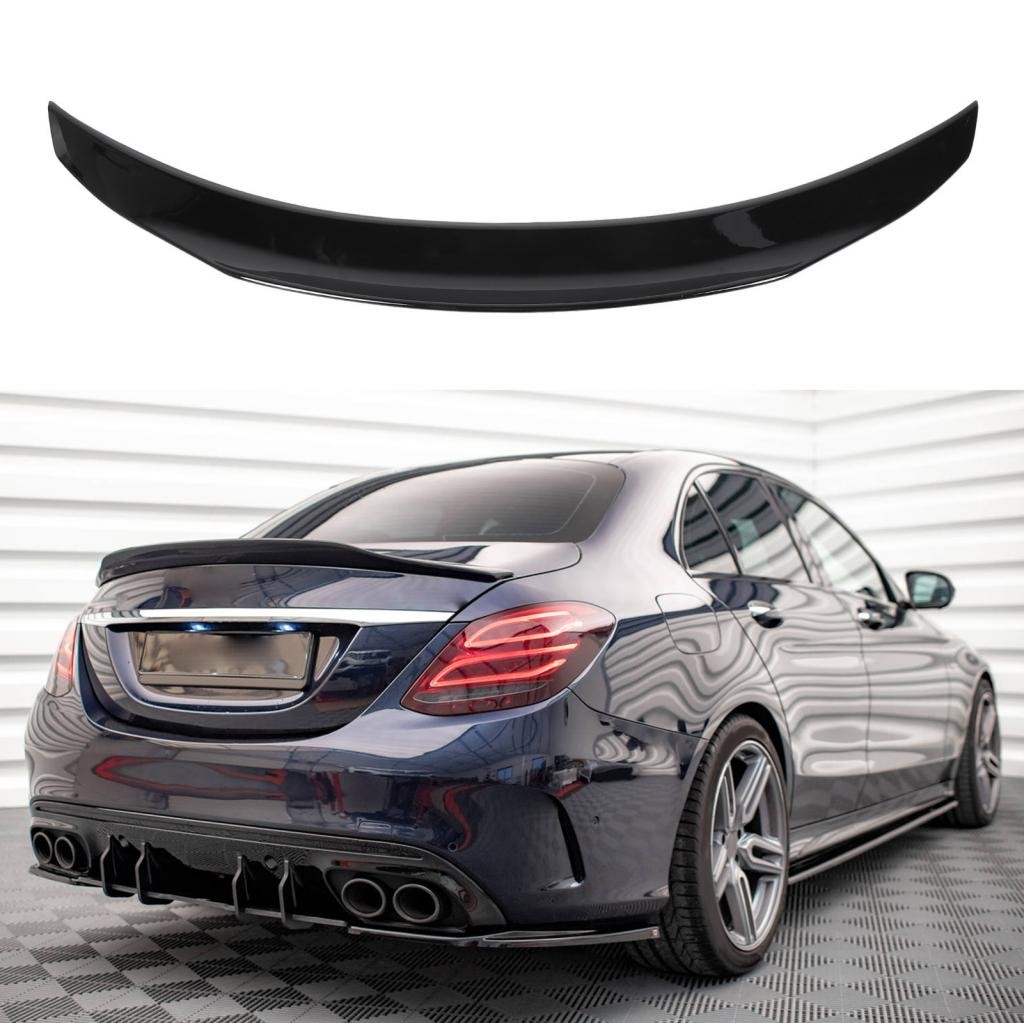 Haijiemall Rear Trunk Lid Spoiler Wing Car Reduce Wind Drag Stylish ...