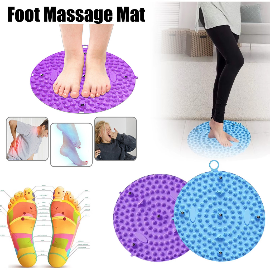 Finger Pressure Board Foot Massage Pad Acupressure Foot Mat Muscle ...
