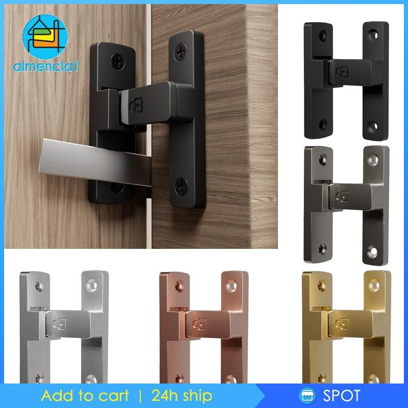 [Almencla1] 90 Degree Door Latch Guard Door Lock with Metal Heavy Duty ...
