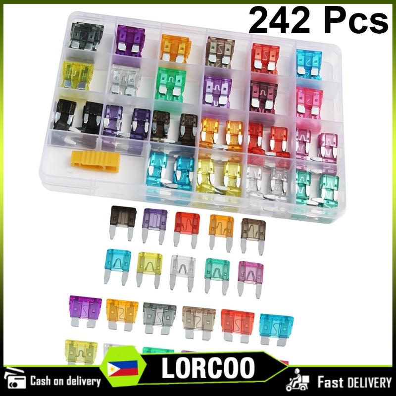 Mini Fuse Plate Small Car Fuse Replacement Boxed Auto Fuse Insert for ...