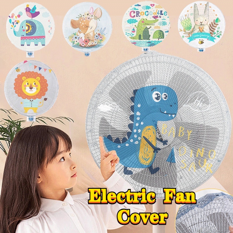 【Ship In 24h】Electric Fan Cover Fan Safety Dust Cover Mesh Fan Covers ...