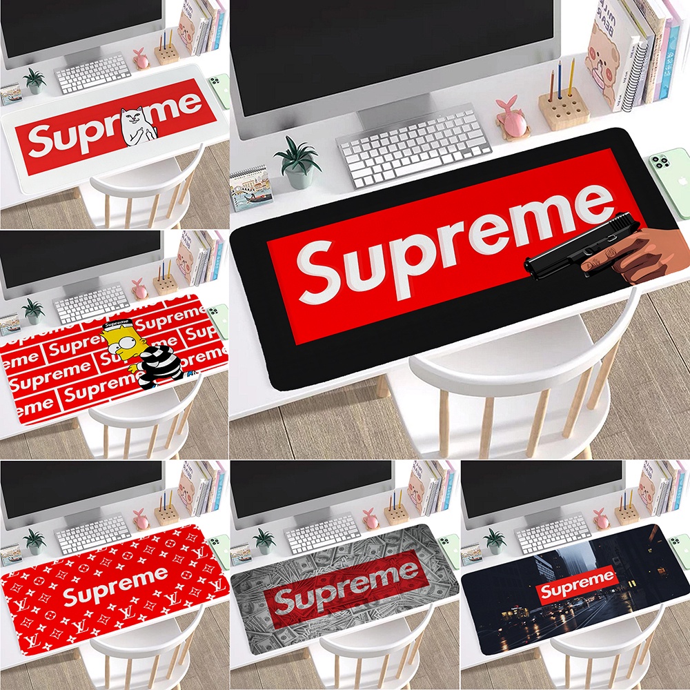 Supreme Logo Mouse Pad Office Laptop Desk Pad Thickened Mouse Pad ...