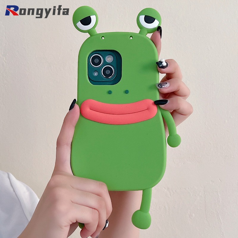 Cute Frog Silicone Casing For Samsung Galaxy A17 A07 A56 A36 A26 S25 ...