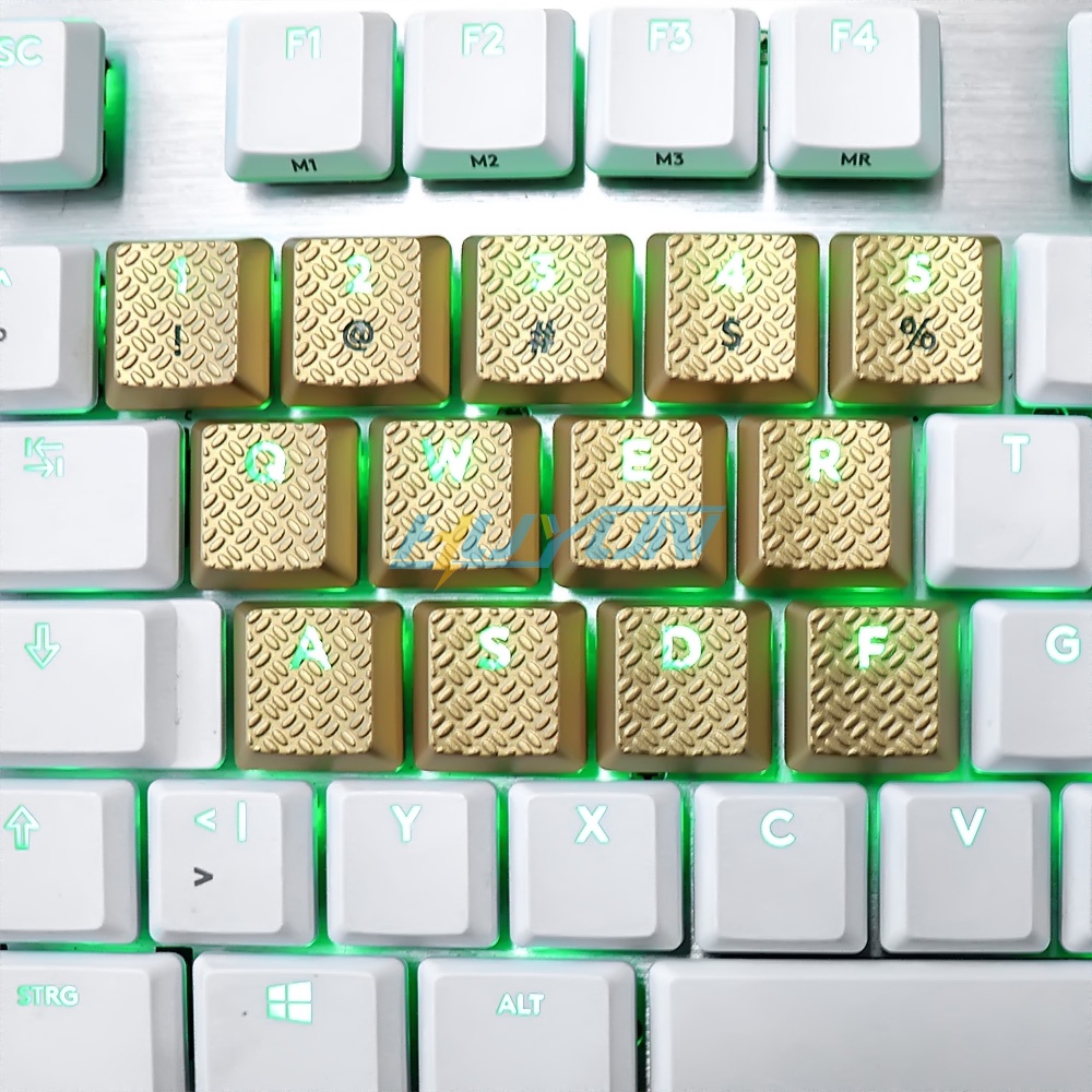 Logitech Logitech G915 913 G815 813 Gold Texture Anti-slip Translucent ...