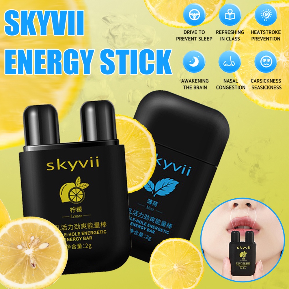 Skyvii 5pcs Nicor Cleansing Nasal Herbal Box Essential Double Hole ...