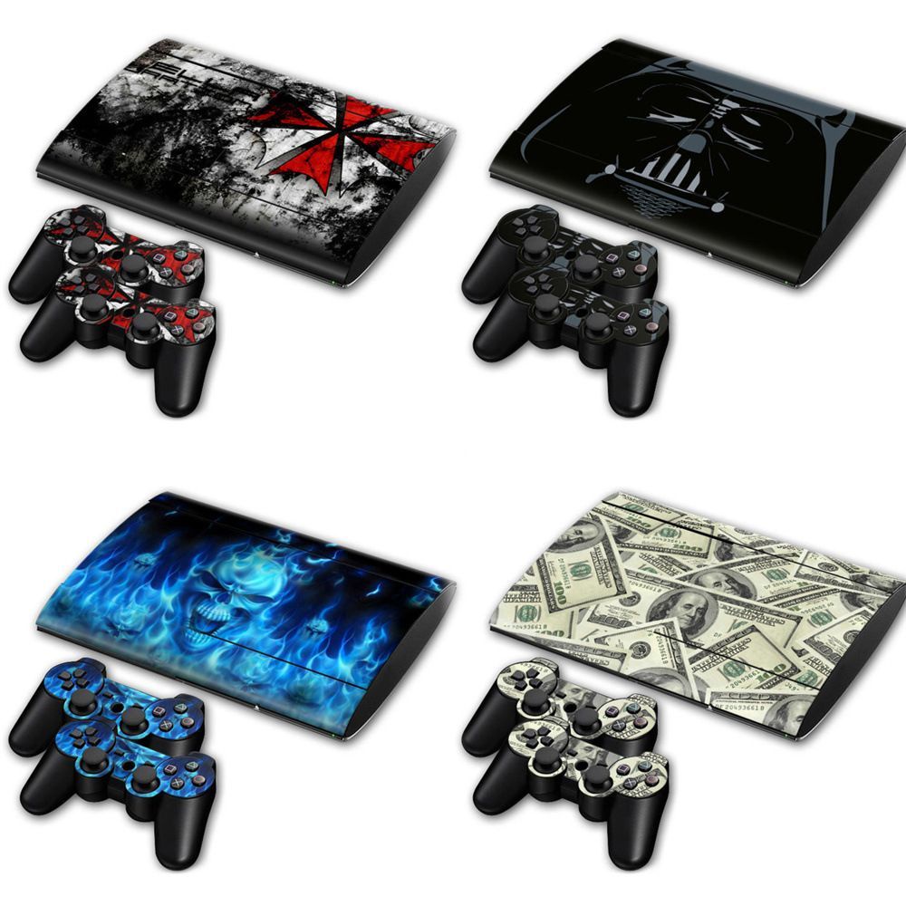 Ps3 super slim 4000 skin Non-Marking Sticker Film ps3 Ultra-Thin Body ...