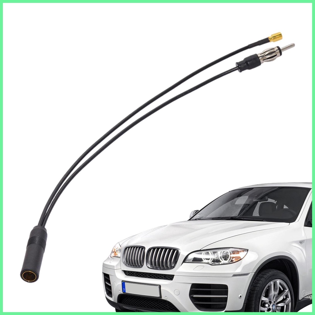 Car Antenna Amplifier Cable Adapter for FM AM Car Radio Split SMB DIN ...