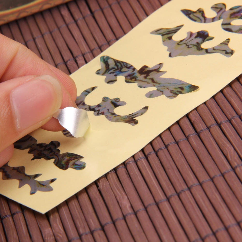Guitar Bass Inlay Sticker Fretboard Marker Fret Decal Decoration [avene ...