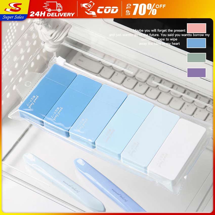 【SuperSales】6pcs Macaron Correction Tape Altered Tools School Office ...